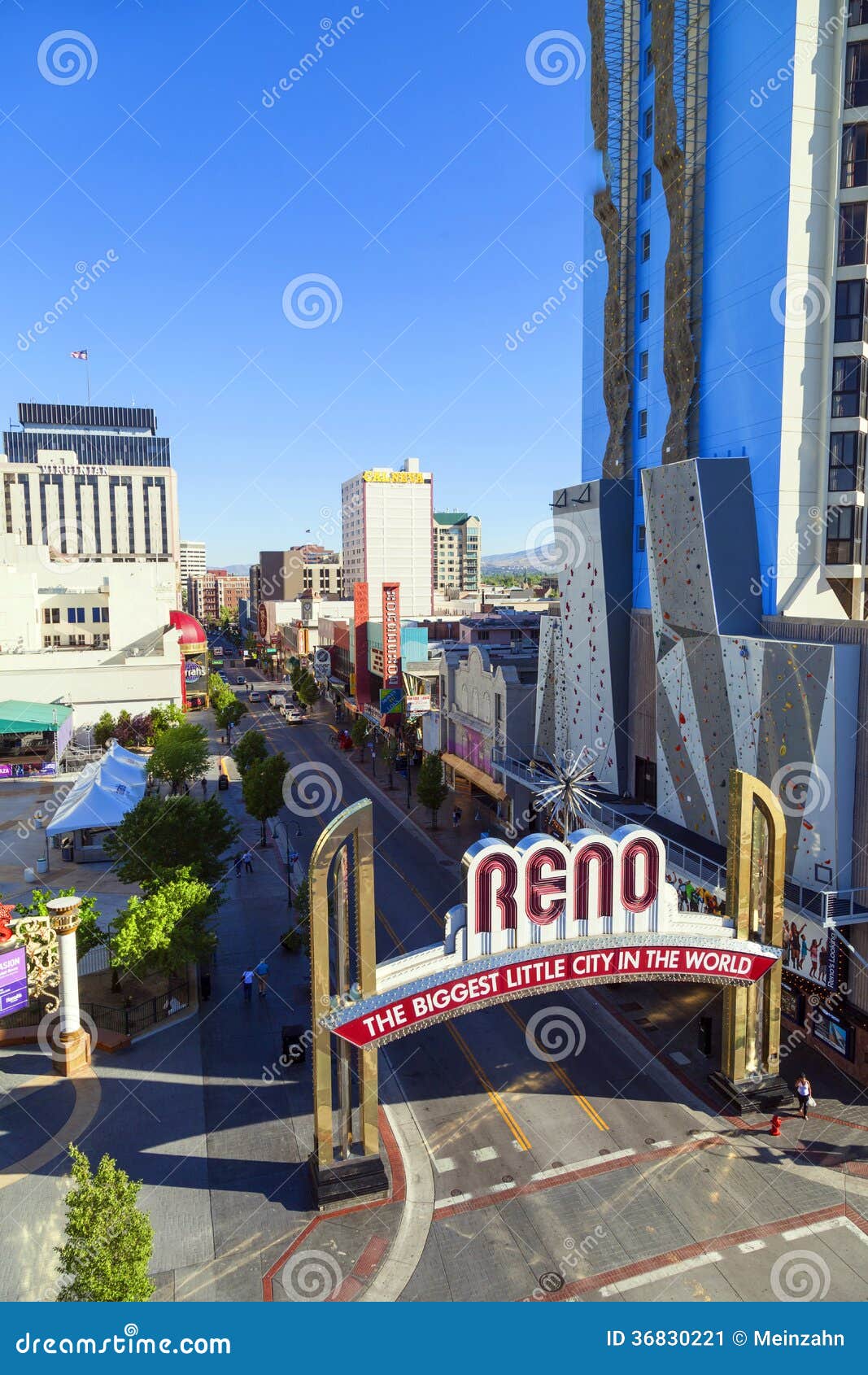Reno the Biggest Little City Fotografia Editoriale - Immagine di ...