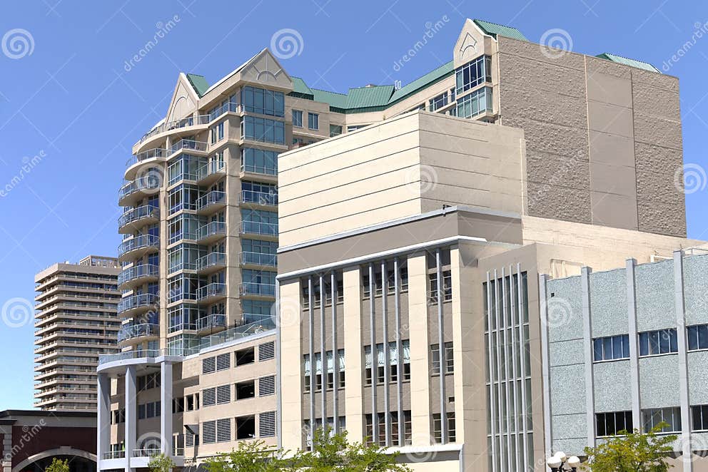 Reno Downtown Architecture, NV. Stock Photo - Image of living ...