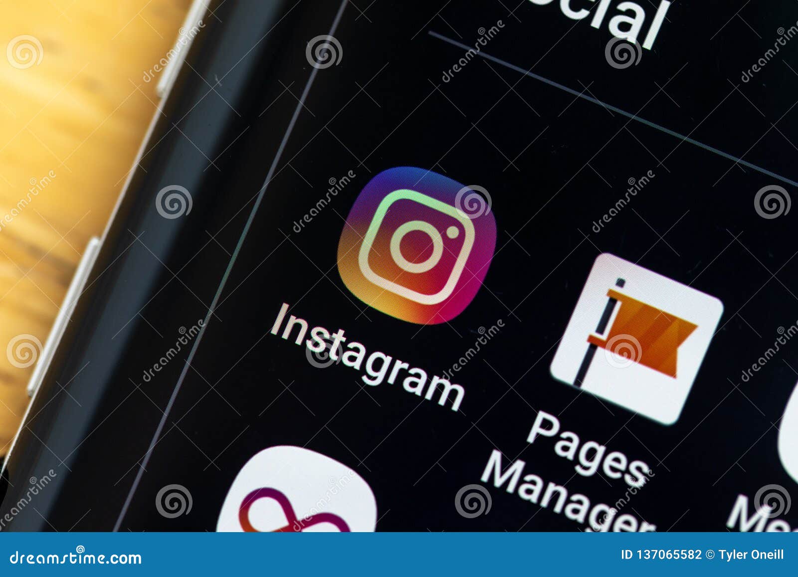 RENO, NV - January 16, 2019: Instagram Android App on Galaxy Screen ...