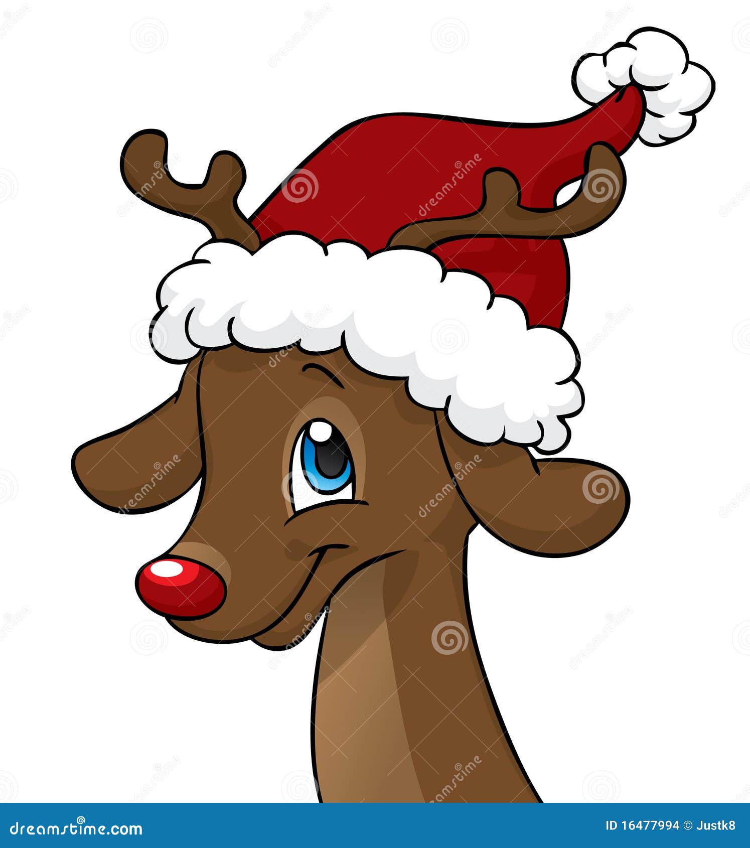 Reno Rudolph stock de ilustración. Ilustración de reno - 16477994