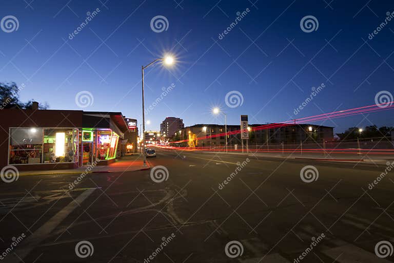 Reno s Midtown District editorial stock photo. Image of city - 25499308