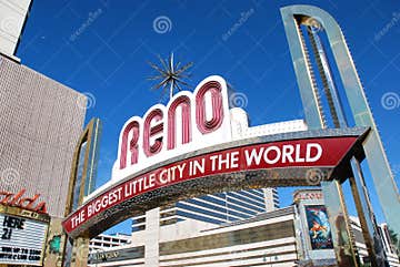 Reno welcome sign stock image. Image of casino, money - 6670313