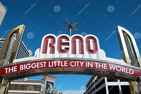 Reno welcome sign stock image. Image of sign, gamble, daytime - 6670331