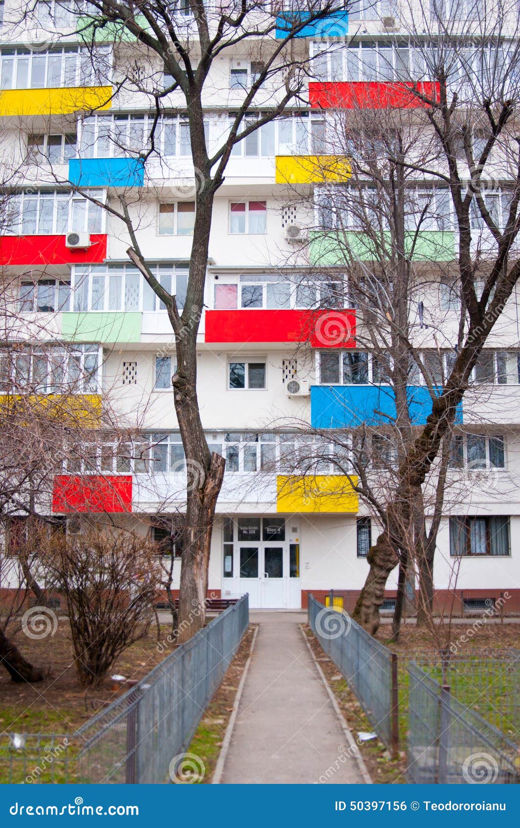 Renovated apartment block editorial photo. Image of blocks - 50397156