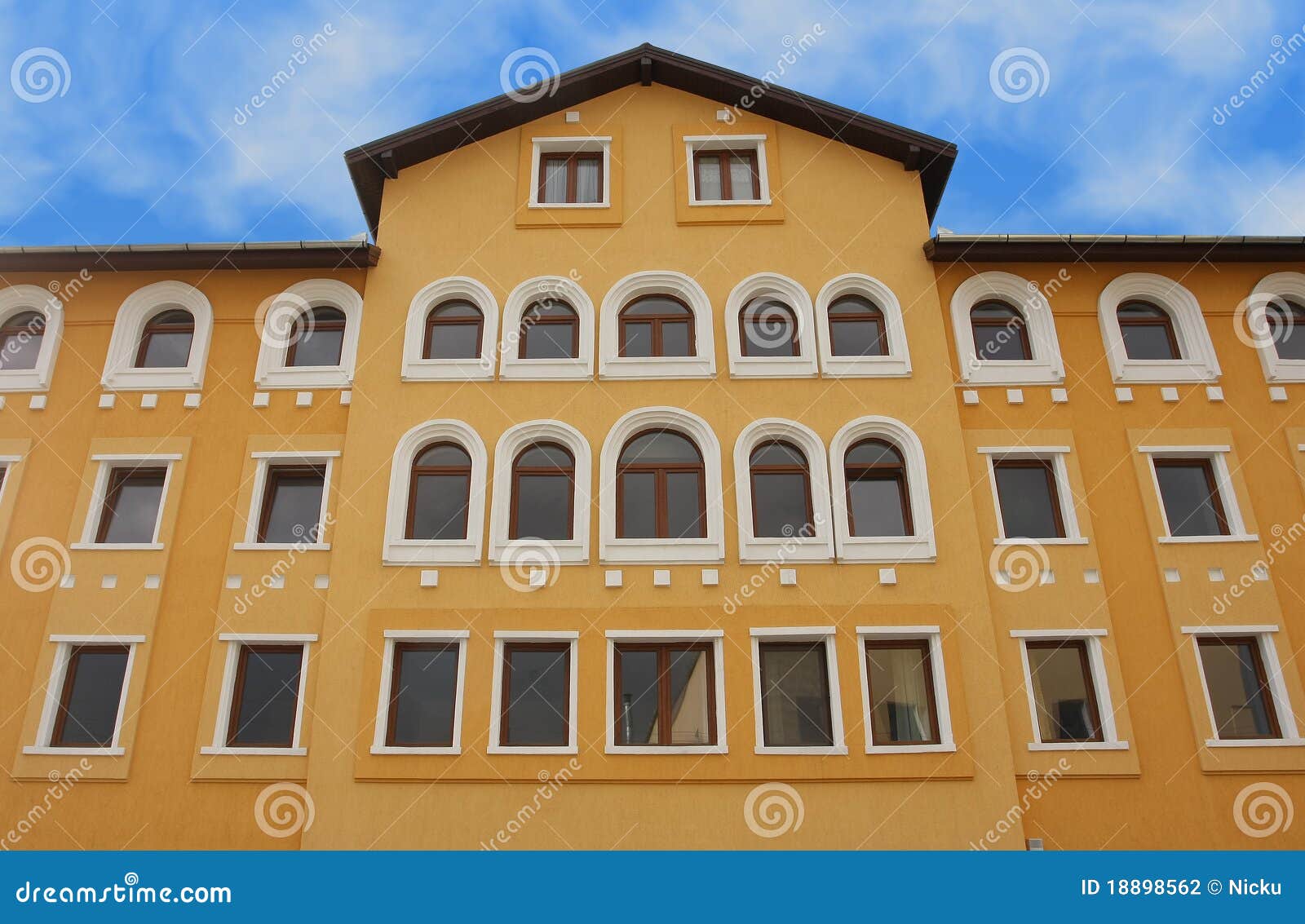 Renovated old building stock photo. Image of historic - 18898562