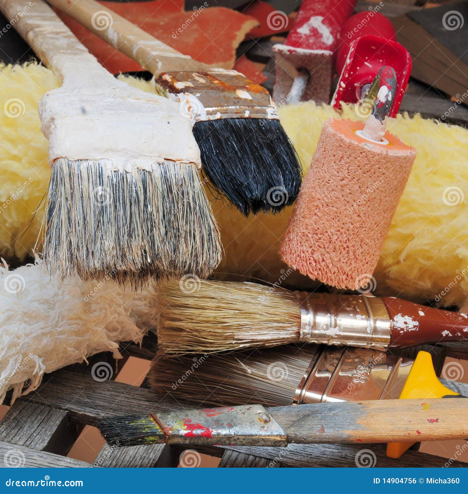 Renovation Tools stock photo. Image of spreader, flat - 14904756