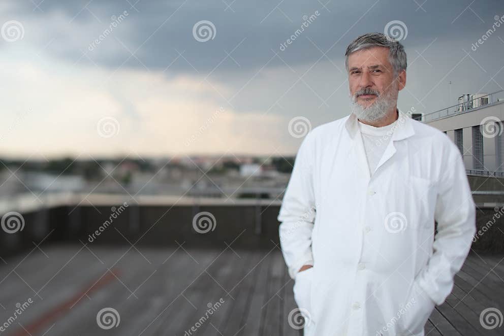 Renowned scientist/doctor stock photo. Image of chemistry - 11929770