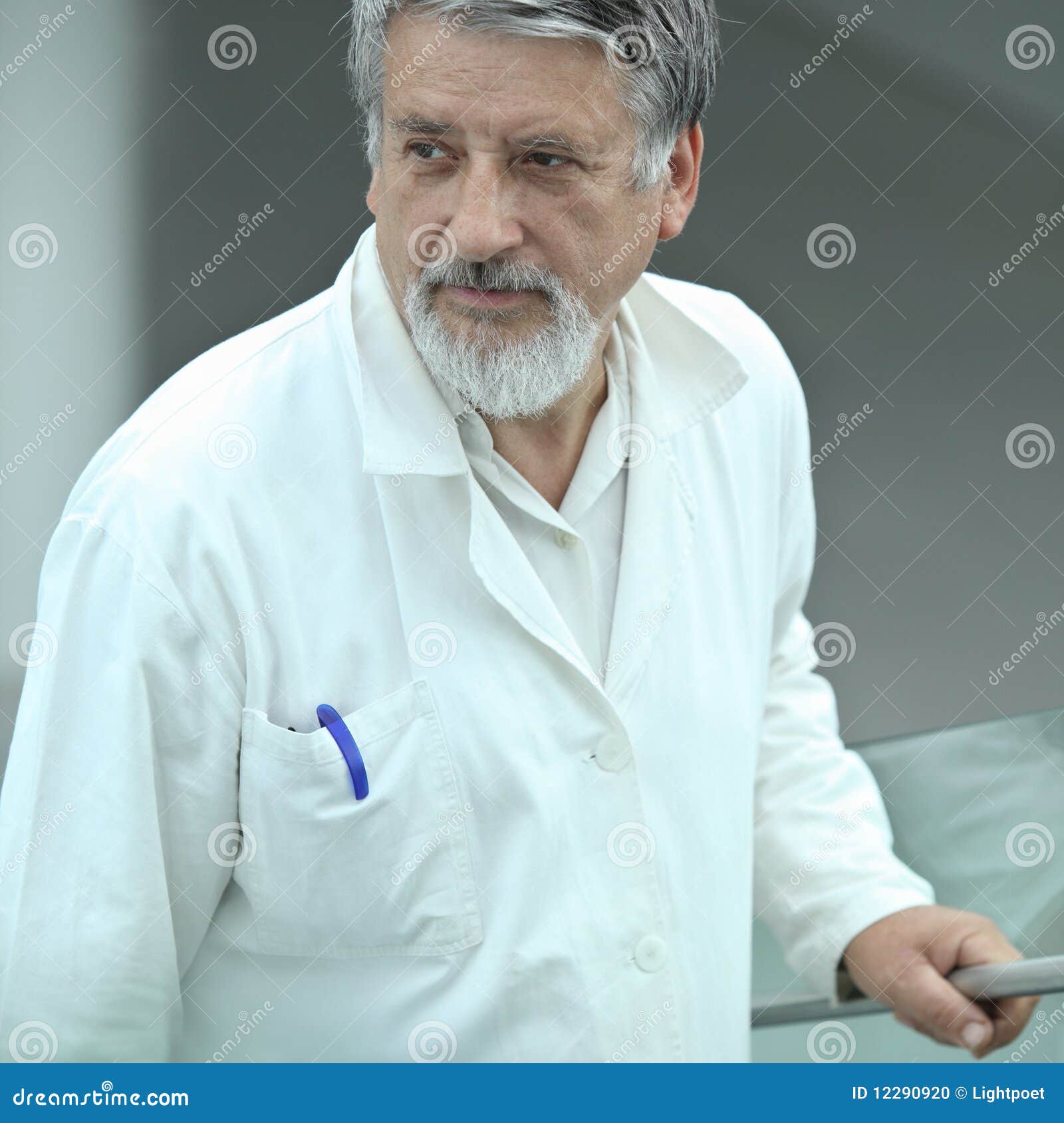 Renowned scientist/doctor stock photo. Image of field - 12290920