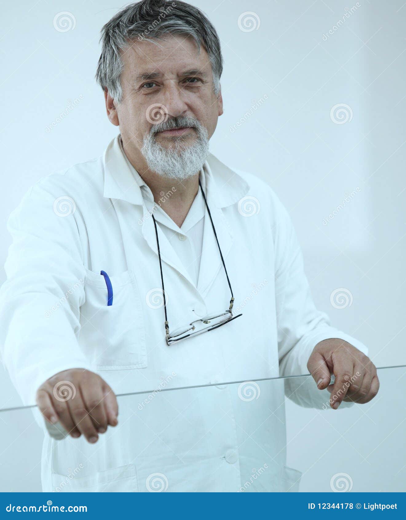 Renowned scientist/doctor stock photo. Image of competence - 12344178