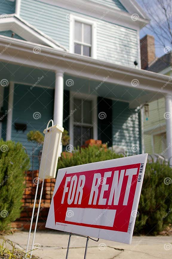 For rent stock photo. Image of interest, neighborhood, mortgage - 569626