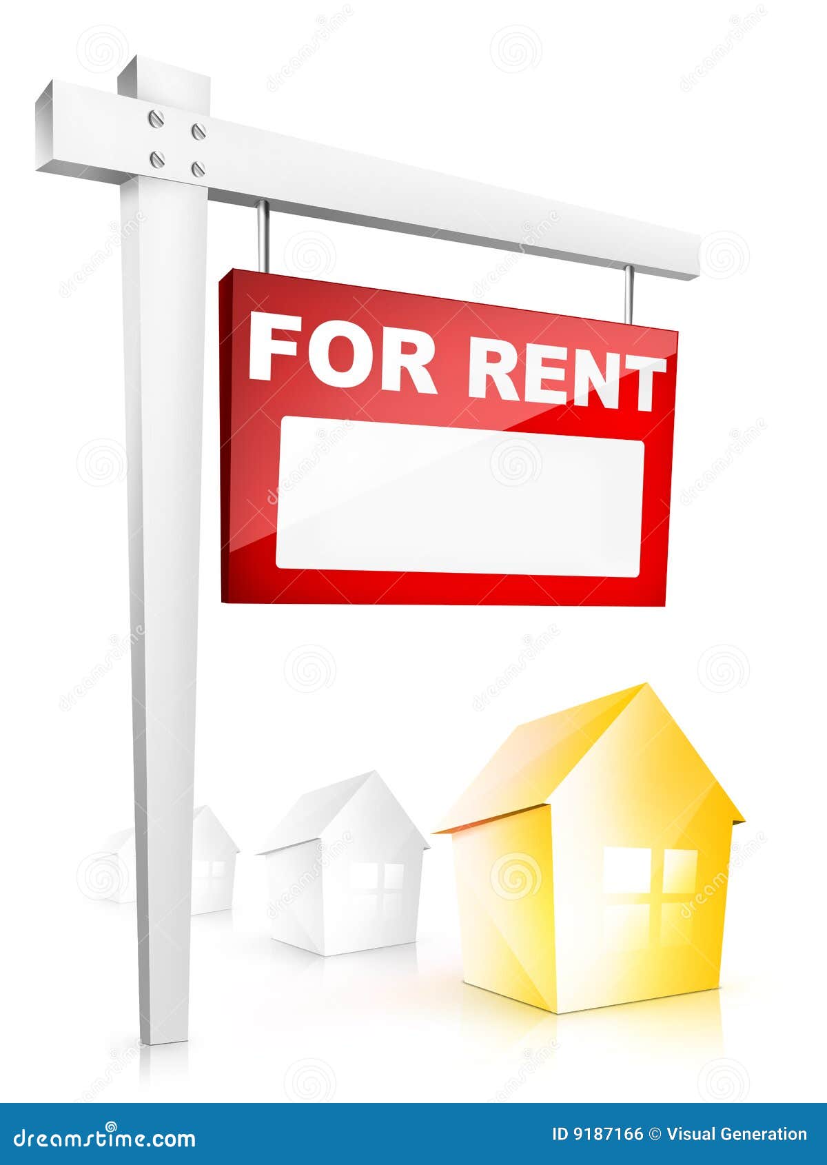 For Rent stock illustration. Illustration of marketing - 9187166