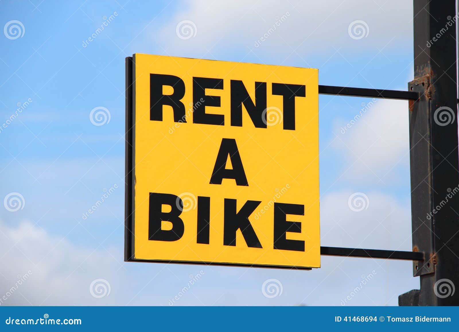 Rent a bike stock photo. Image of rentals, bike, bicycle - 41468694