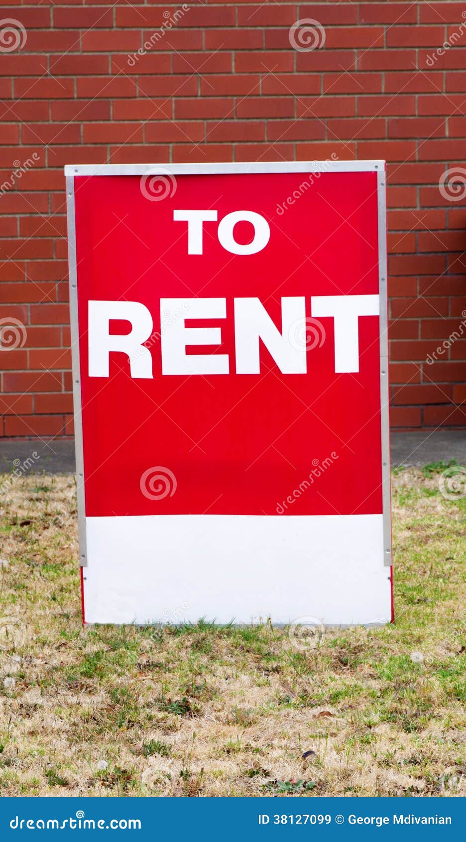 Rent billboard stock image. Image of renting, estate - 38127099