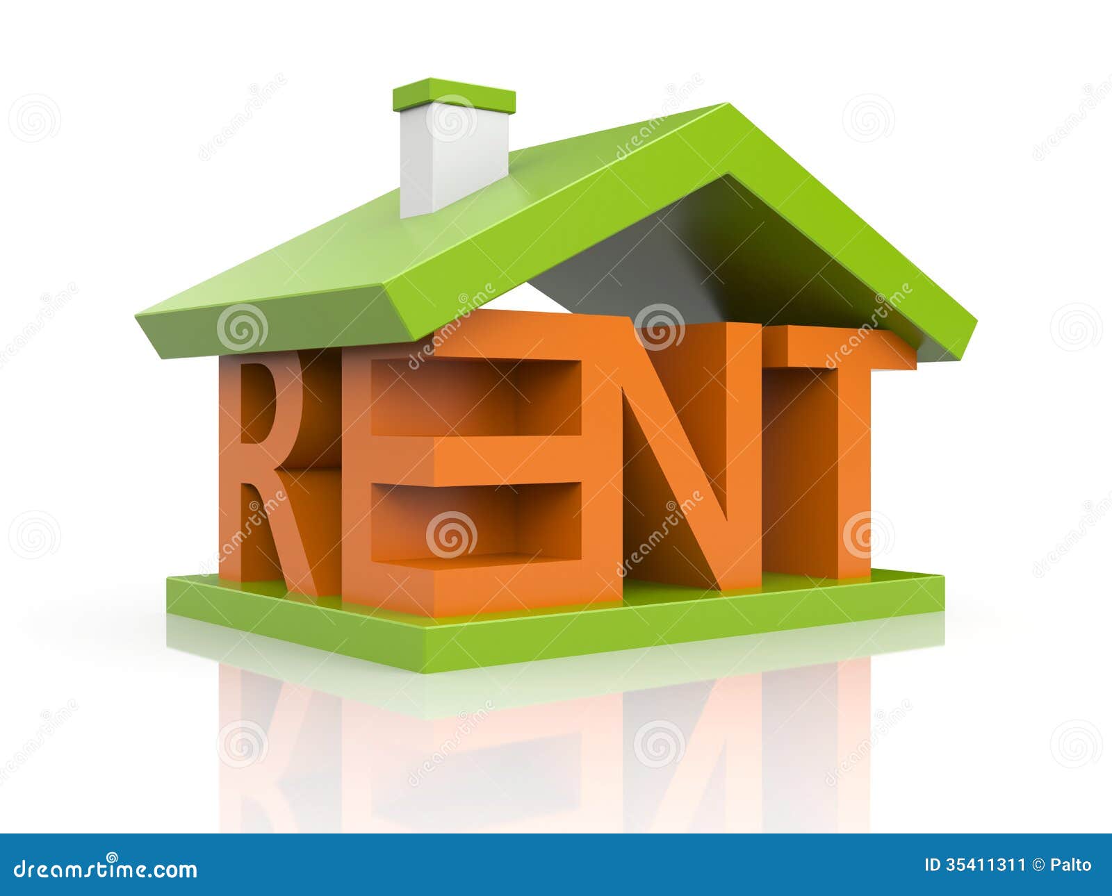 For rent stock illustration. Illustration of landlord - 35411311