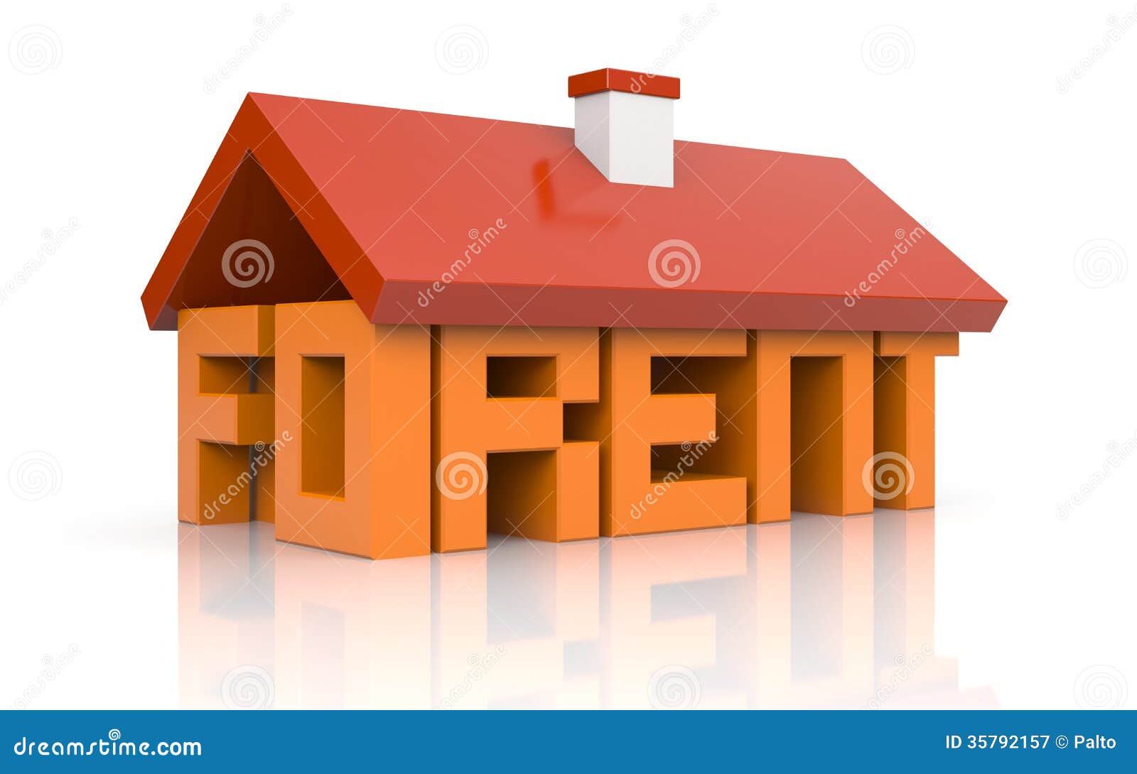 For rent stock illustration. Illustration of exterior - 35792157