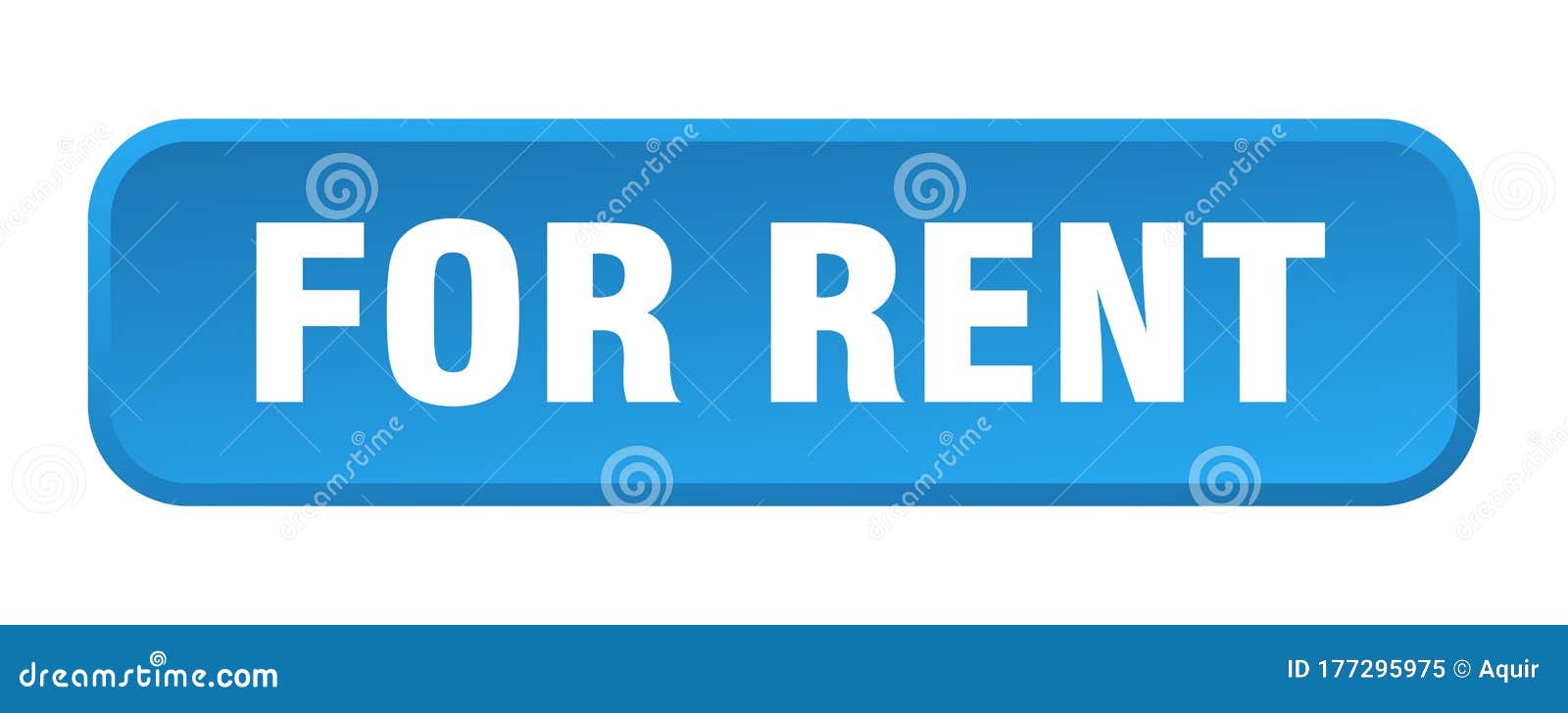 For Rent Button. for Rent Square 3d Push Button Stock Vector ...