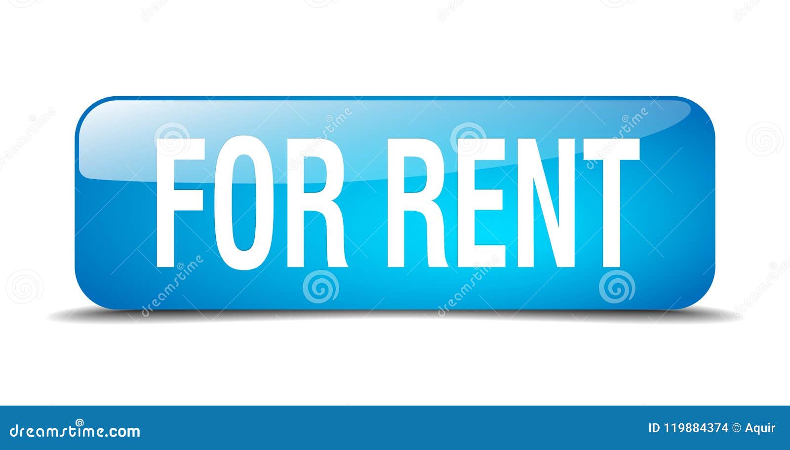 For rent button stock vector. Illustration of push, vector - 119884374