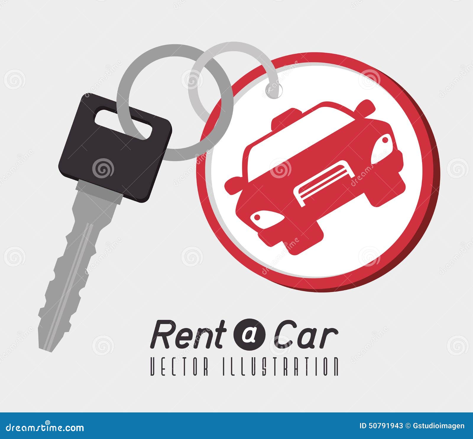 Rent a Car Design, Vector Illustration. Stock Vector - Illustration of ...