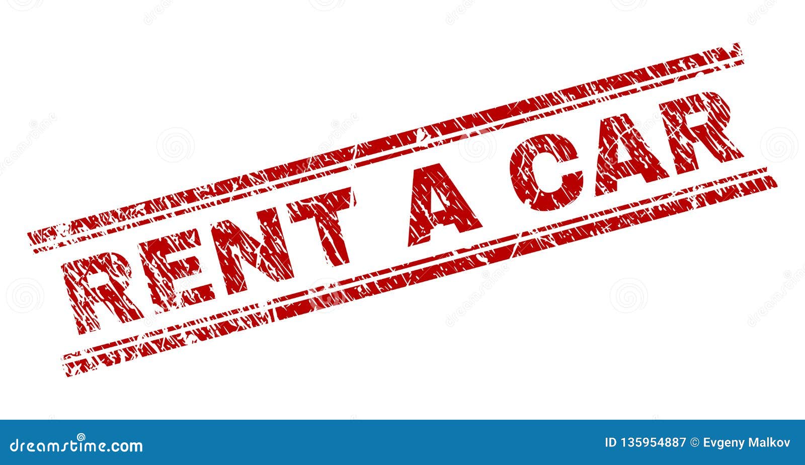 Scratched Textured RENT a CAR Stamp Seal Stock Vector - Illustration of ...