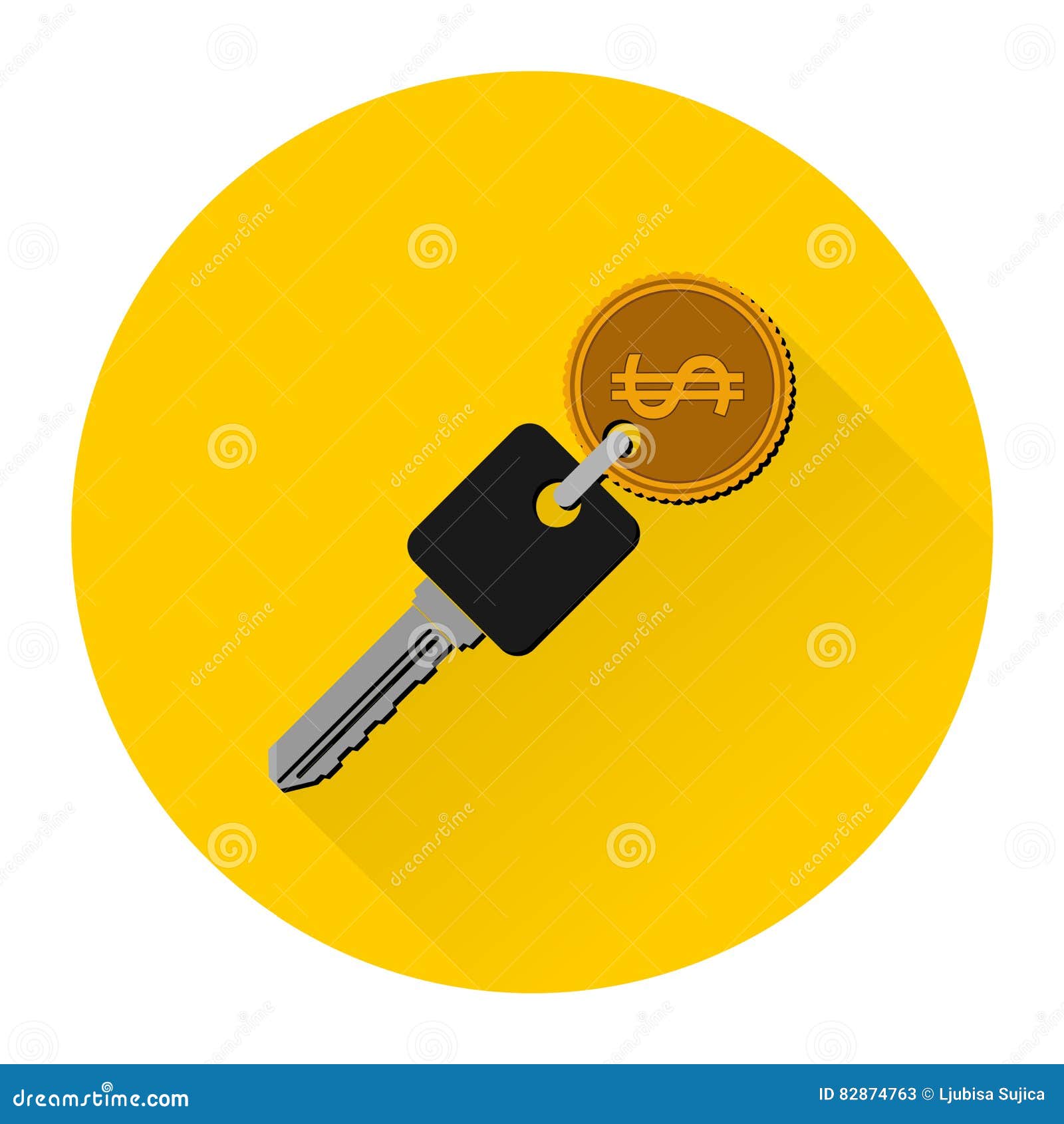 Rent a Car Transportation Design Stock Illustration - Illustration of ...