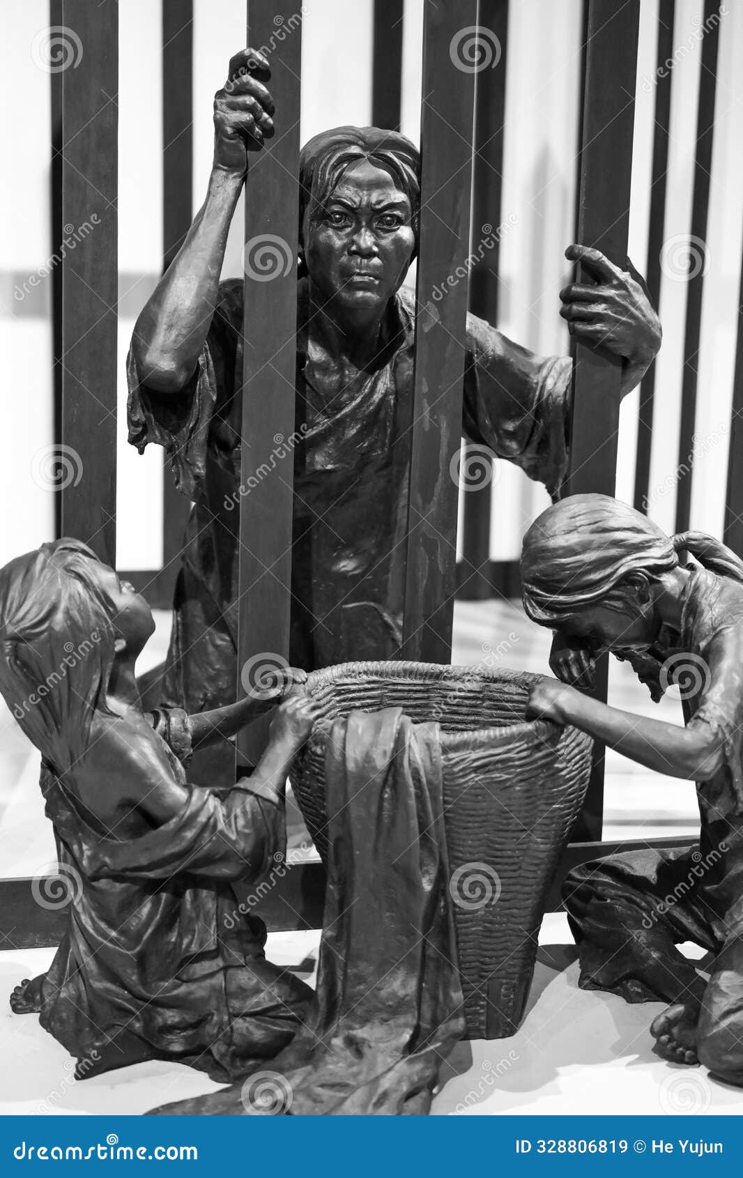Bronze Sculpture- the Rent Collection Courtyard Editorial Stock Image ...