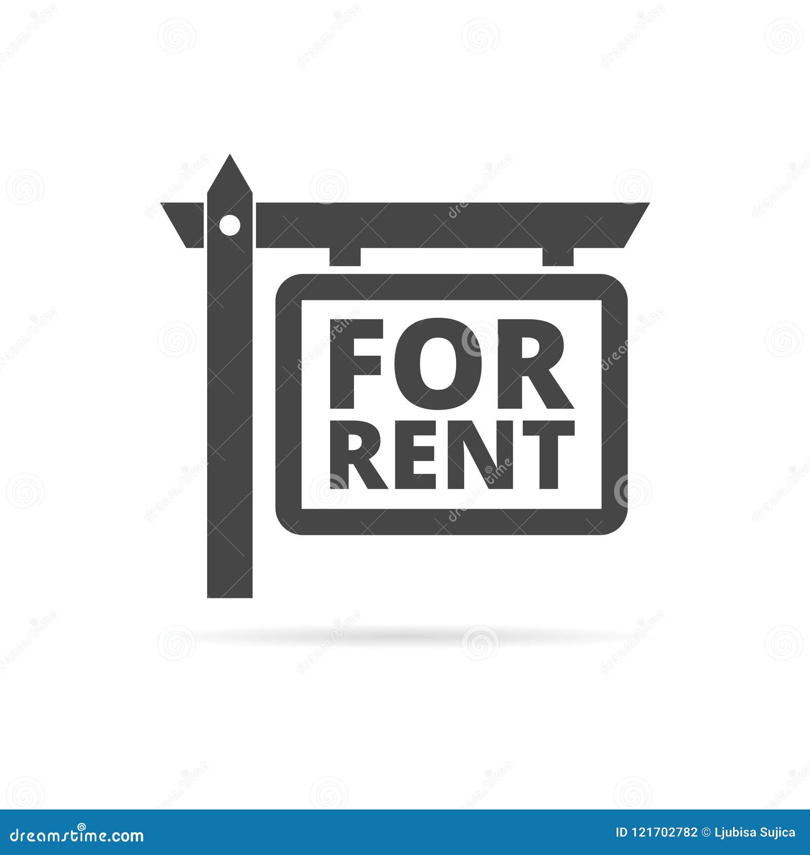 For Rent Icon stock vector. Illustration of element - 121702782