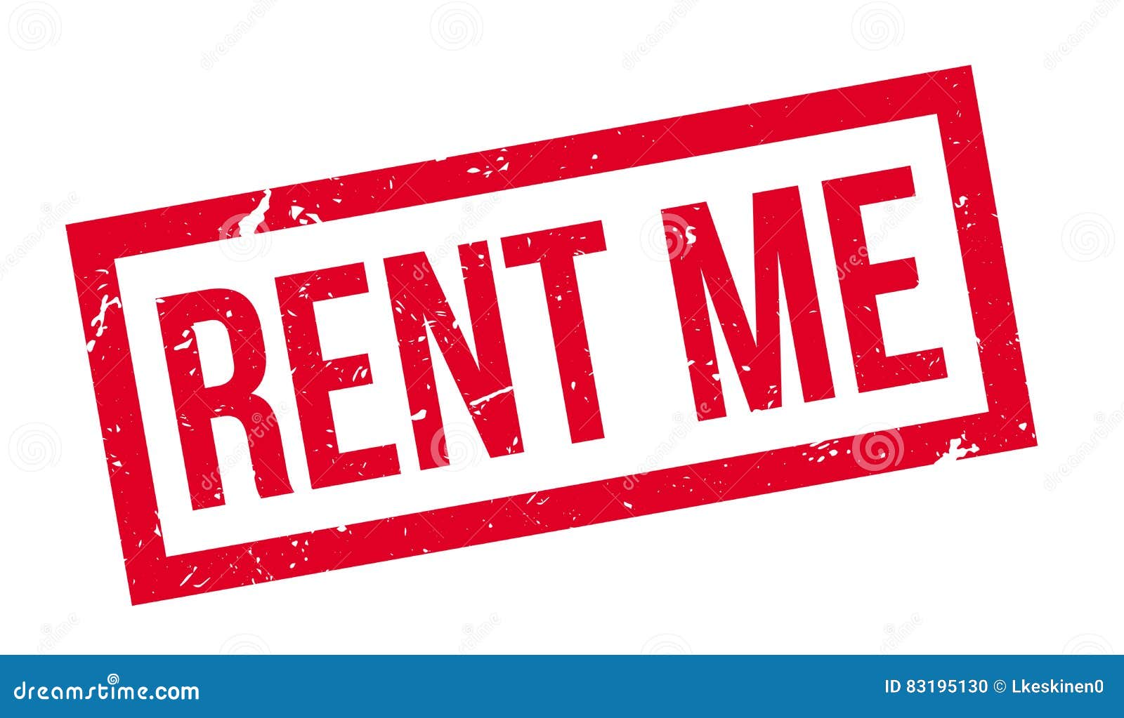 Rent me rubber stamp stock illustration. Illustration of miscellaneous ...