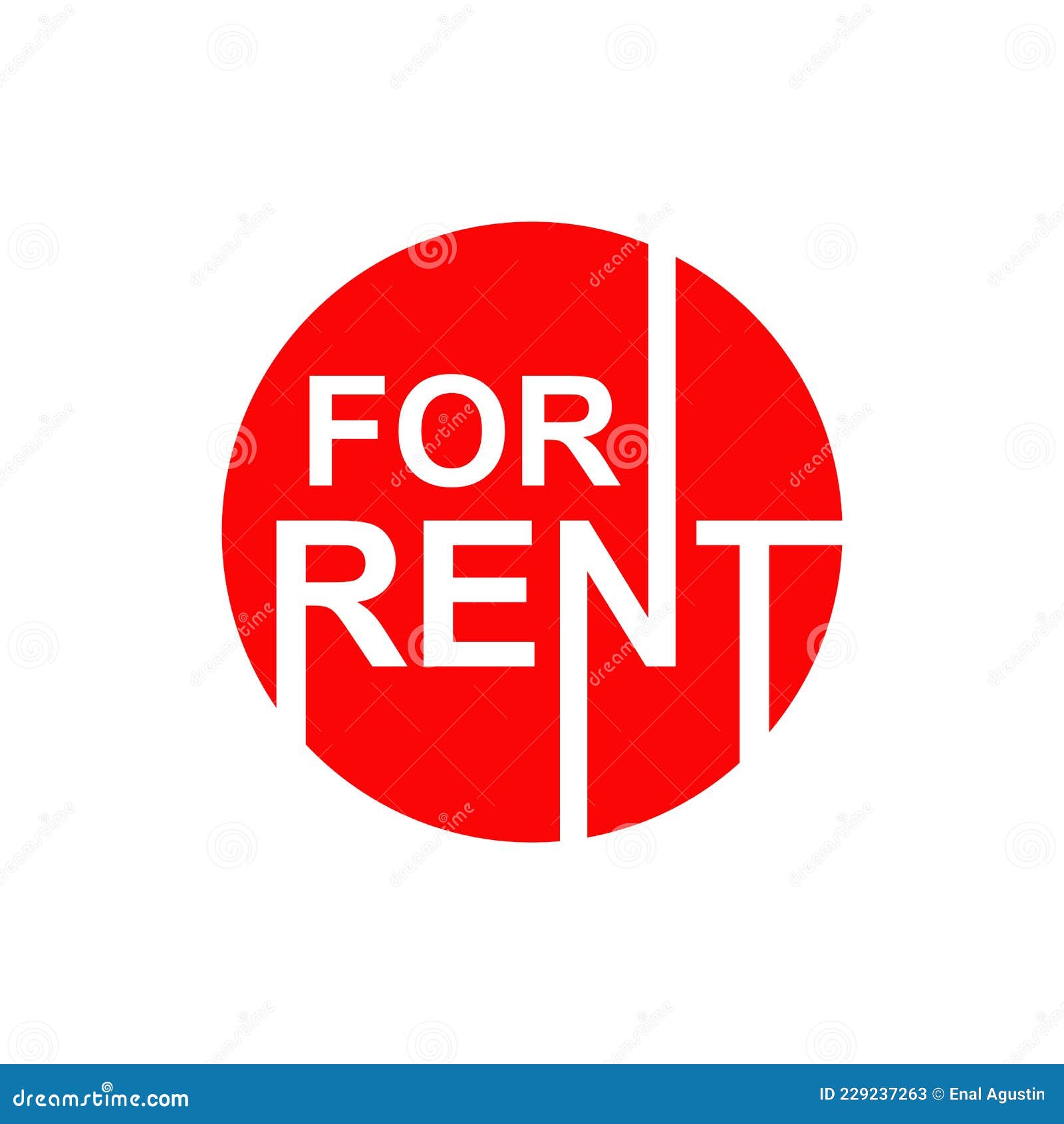 For Rent Plank Sign Logo Design Stock Vector - Illustration of ...