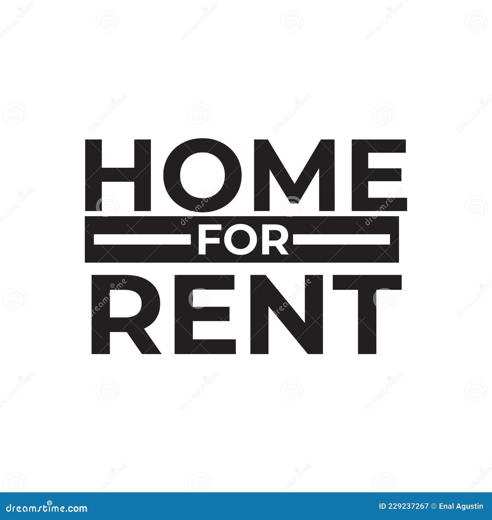 For Rent Plank Sign Logo Design Stock Vector - Illustration of ...