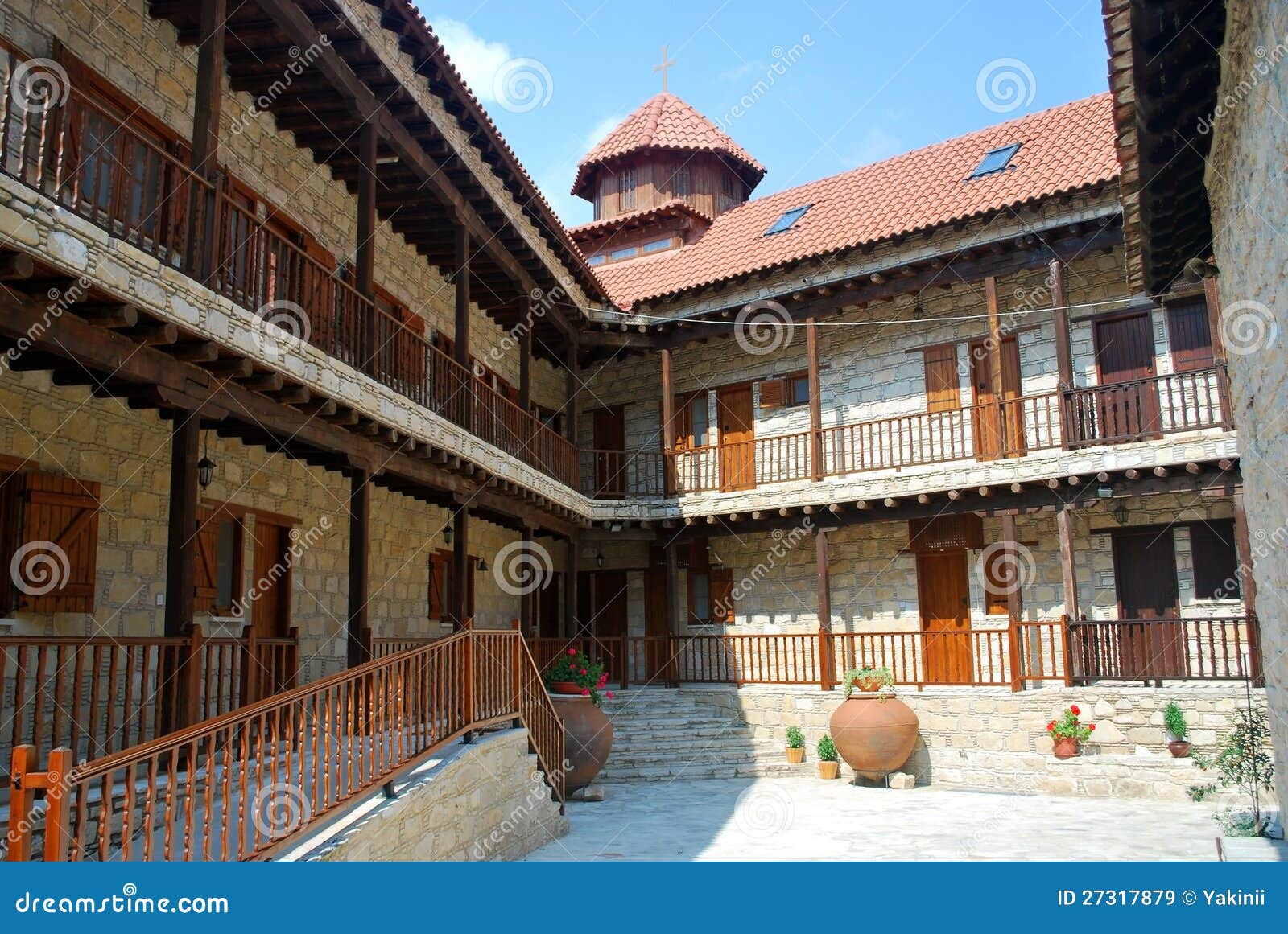 Rent room in the Monastery stock image. Image of courtyard - 27317879