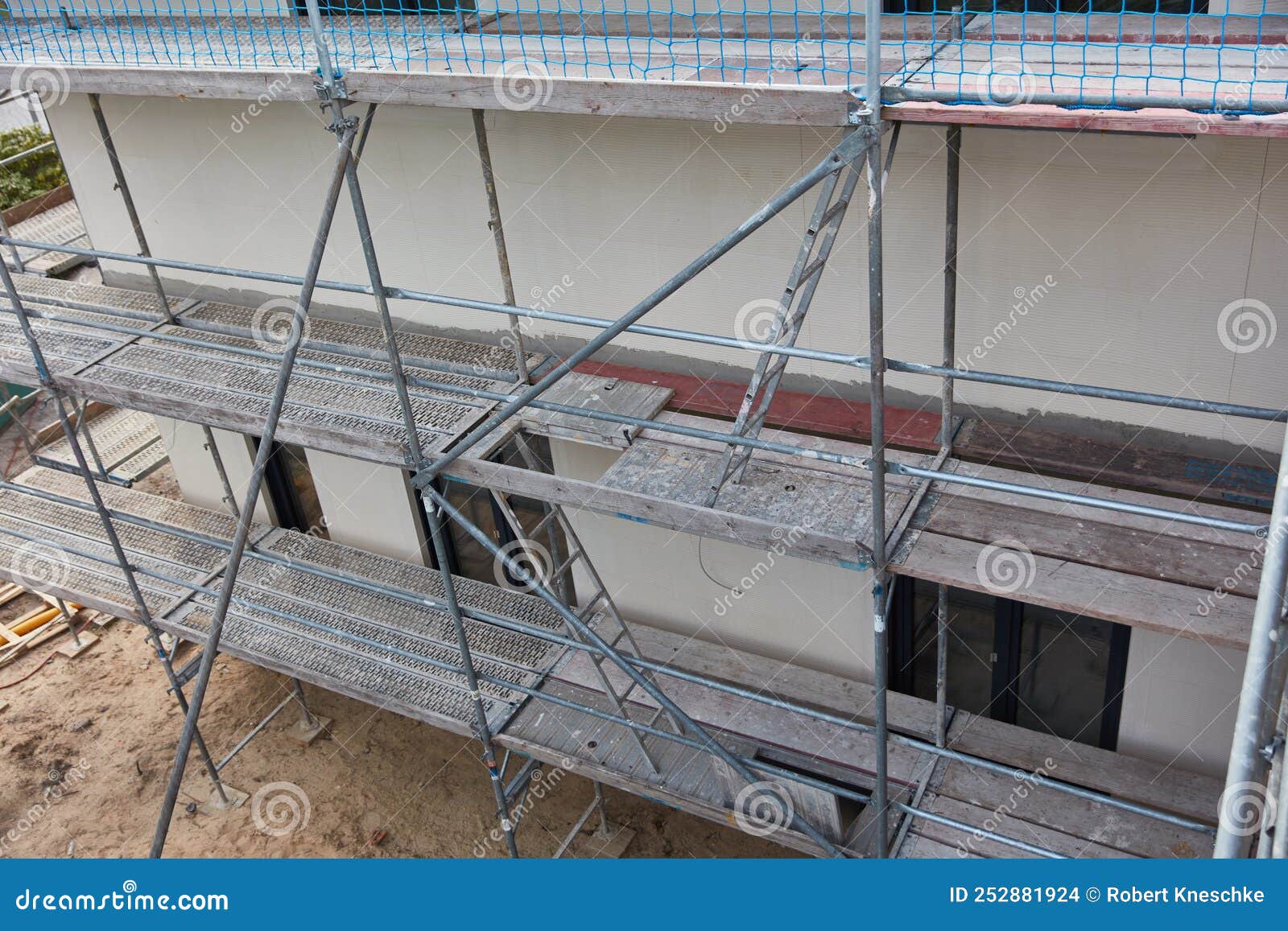 Rent Scaffolding for Work Outside the House on a Construction Site ...