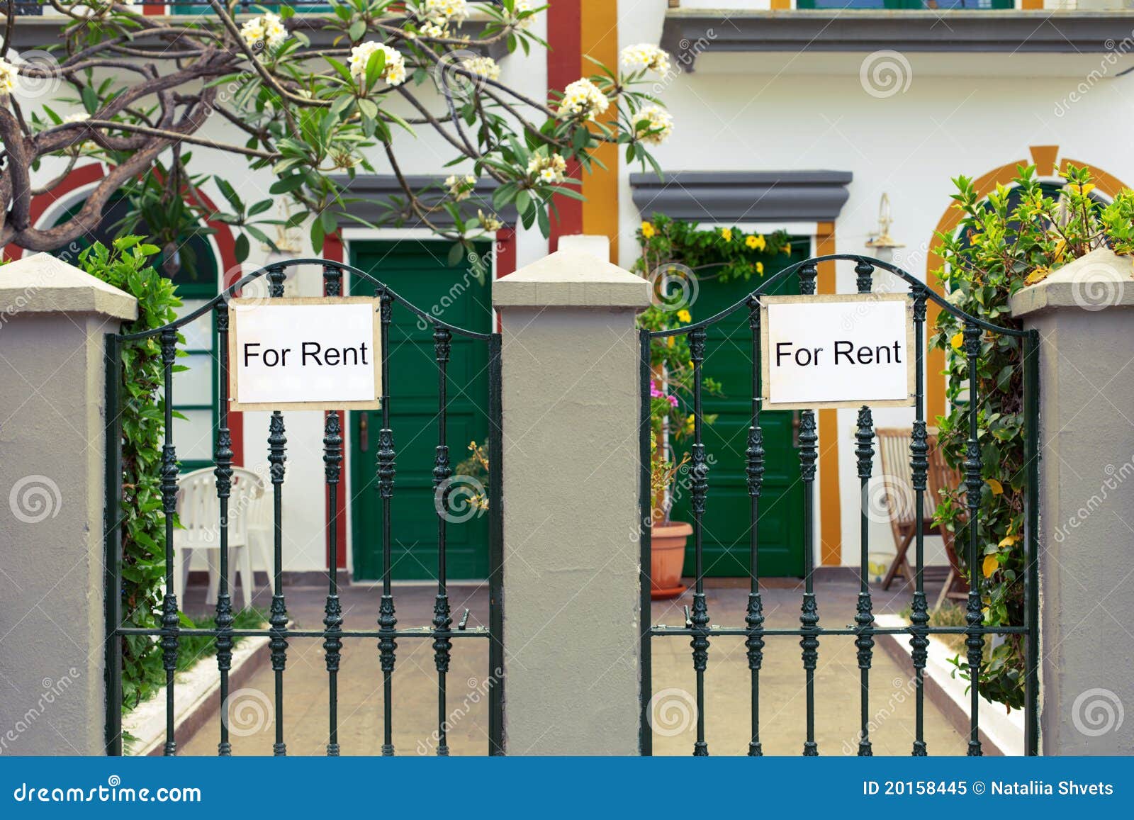 For Rent Sign stock image. Image of bright, cute, financial - 20158445