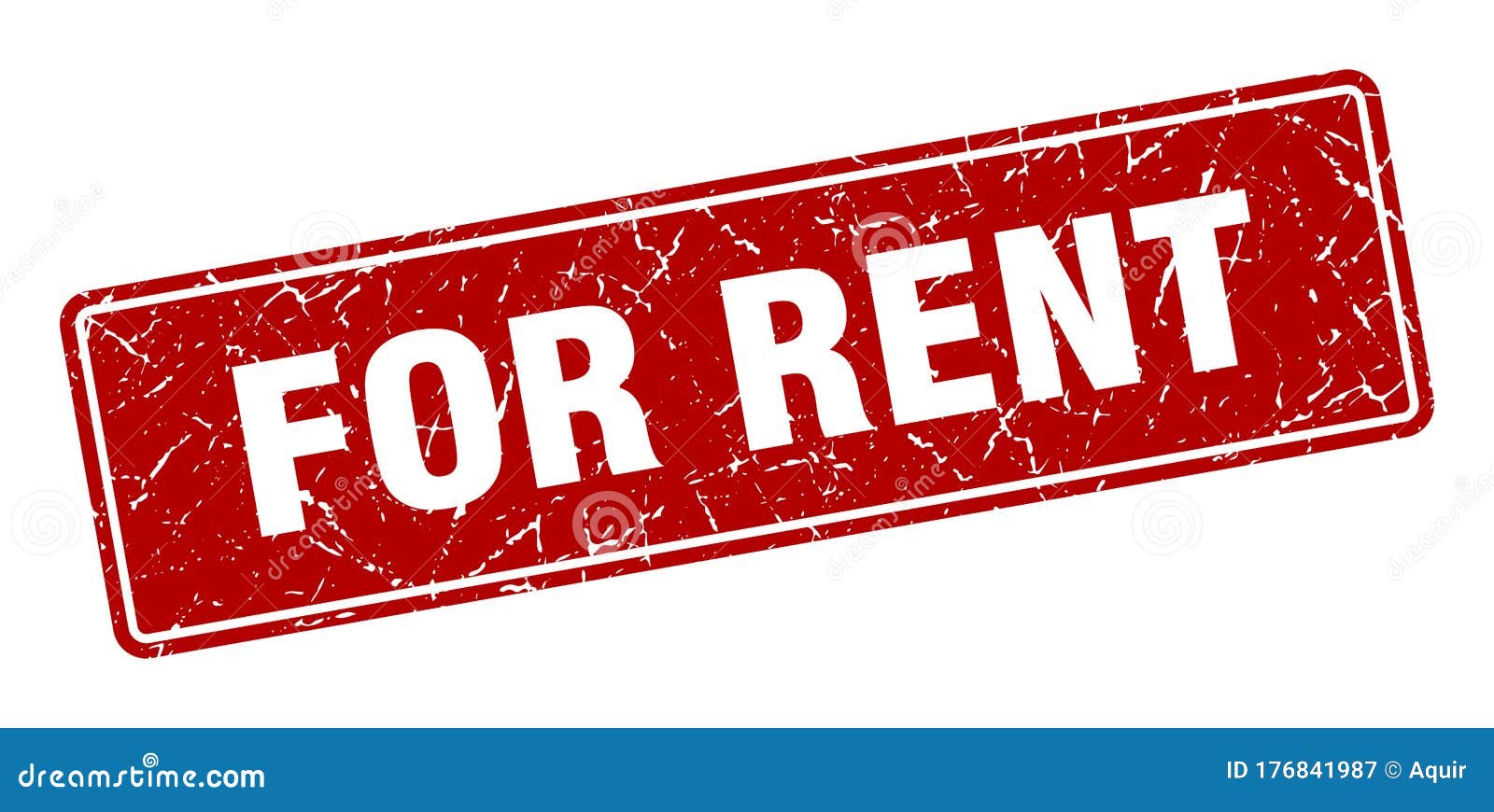 For Rent Sign. for Rent Grunge Stamp Stock Vector - Illustration of ...