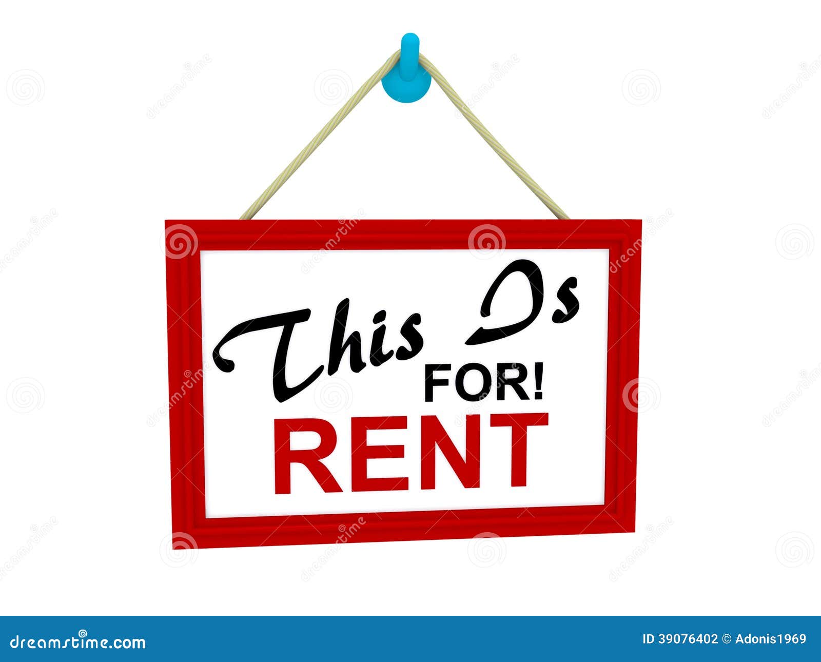 This is for rent sign stock illustration. Illustration of apartment ...