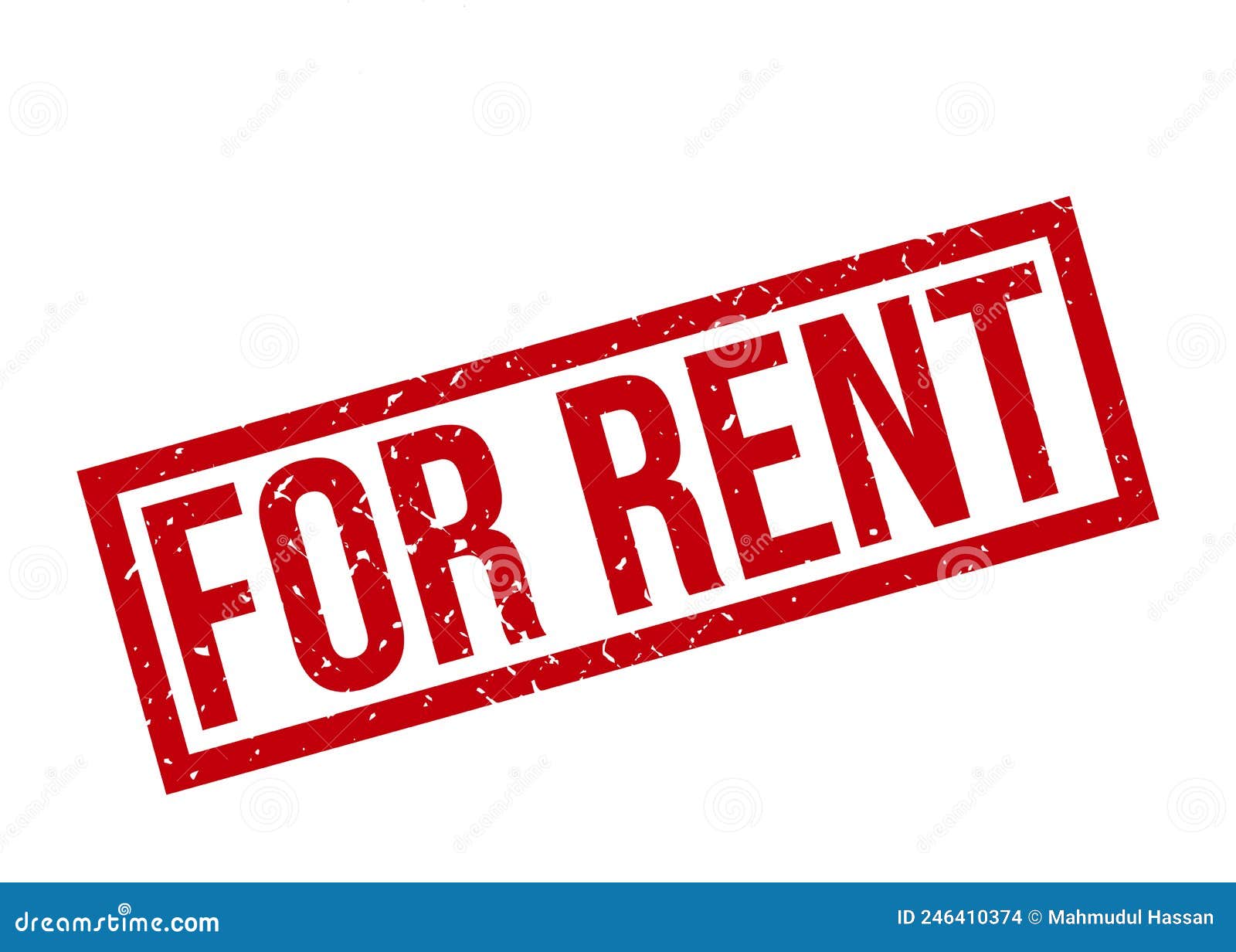 For Rent Stamp Seal Vector Illustration Stock Vector - Illustration of ...