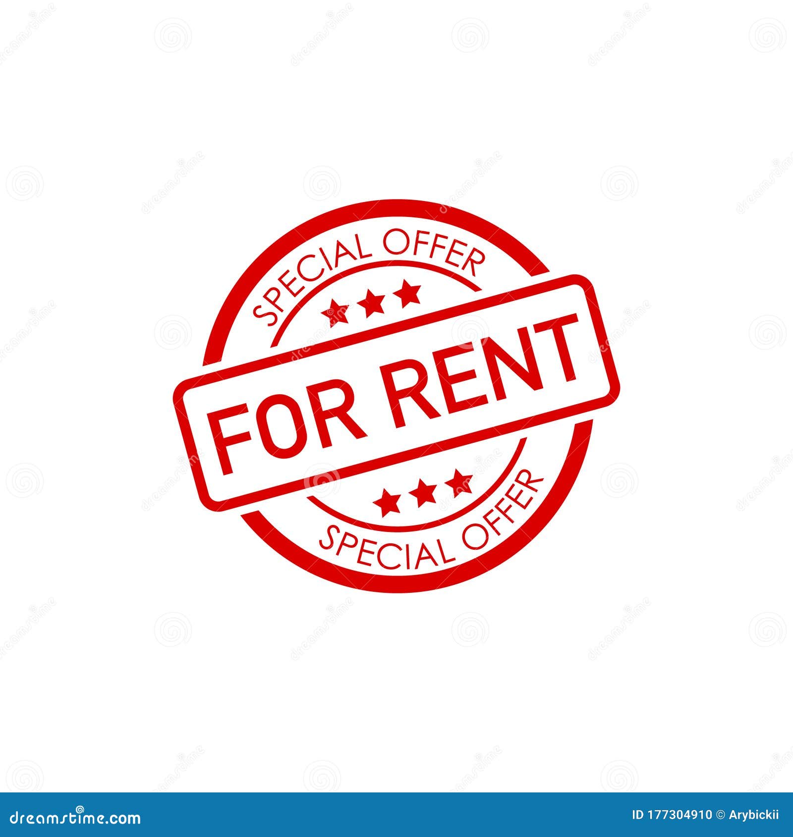 For rent stamp. vector stock vector. Illustration of grungy - 177304910