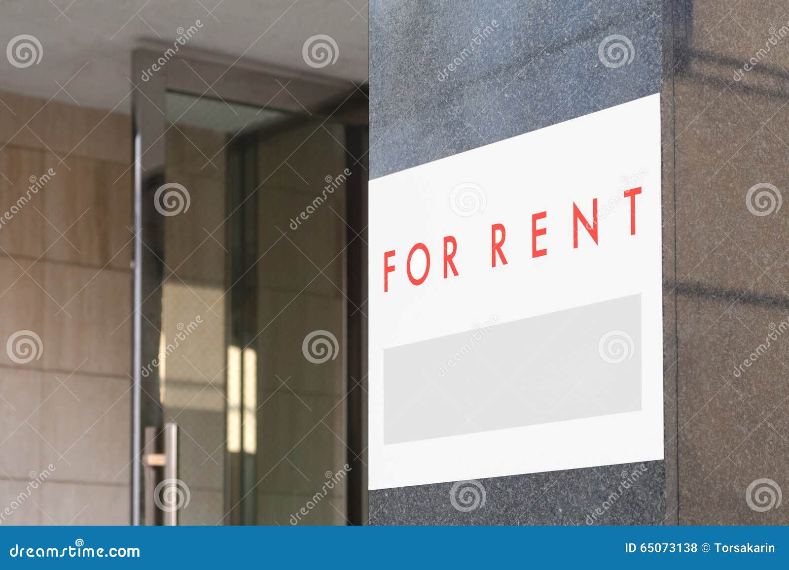 Rental Real Estate Sign stock photo. Image of agent, rental - 65073138