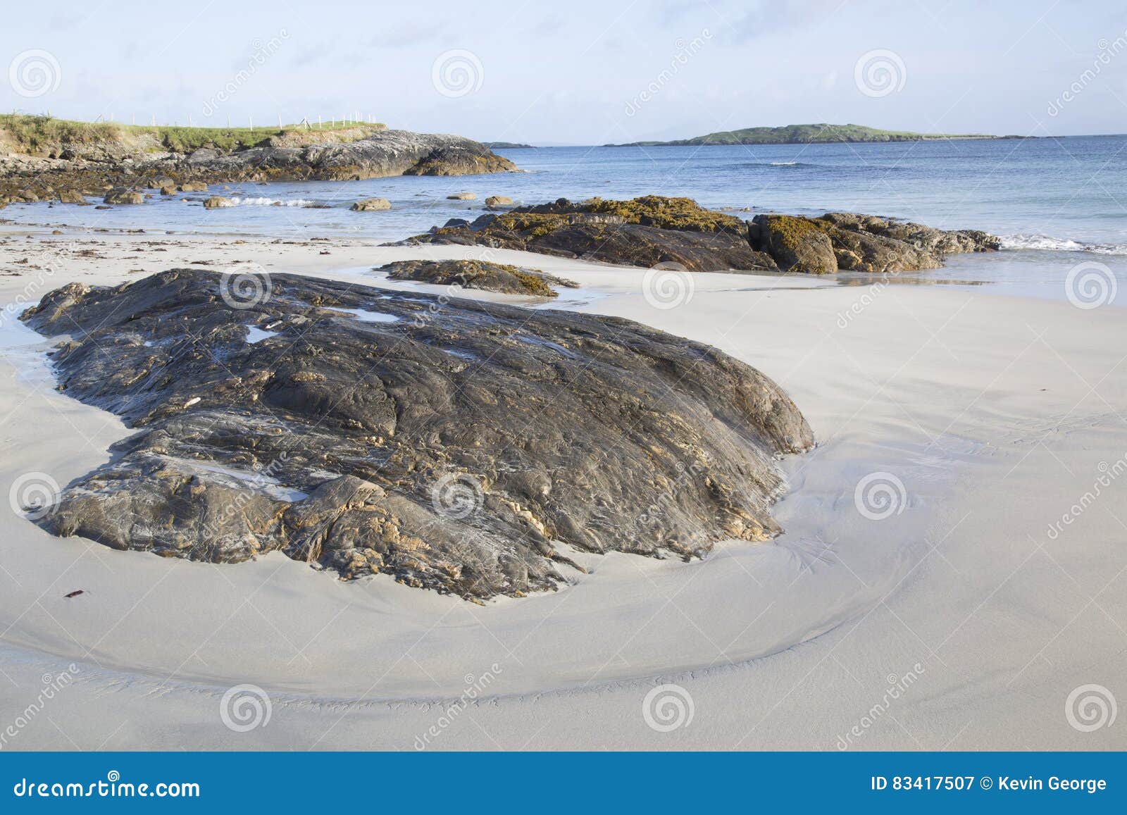 Renvyle Beach in Tully; Connemara Stock Image - Image of irish, tully ...