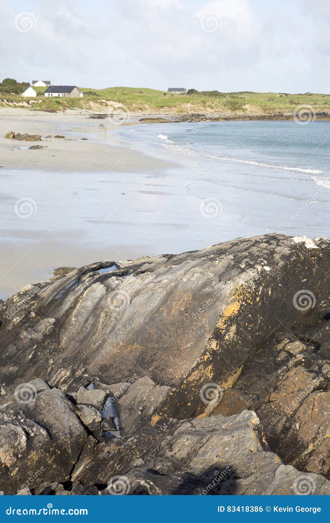 Renvyle Beach in Tully; Connemara Stock Photo - Image of irish, tully ...