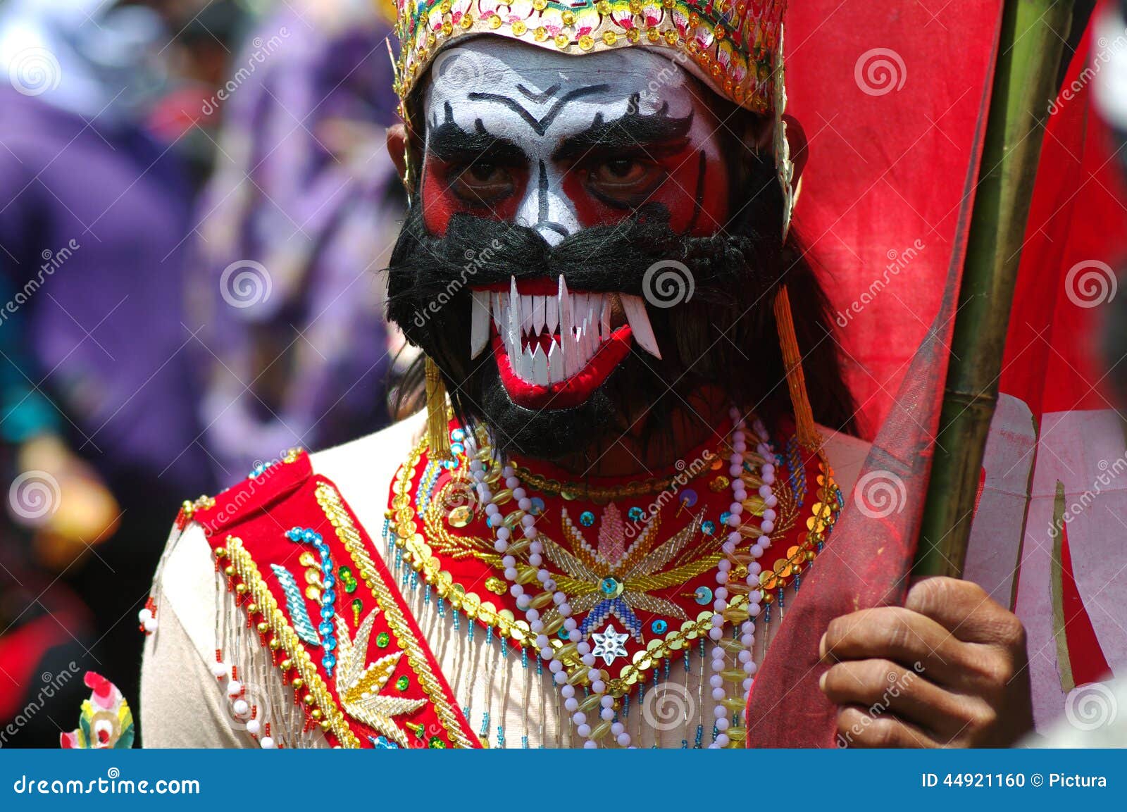 Reog dancer editorial image. Image of costume, male, mystical - 44921160
