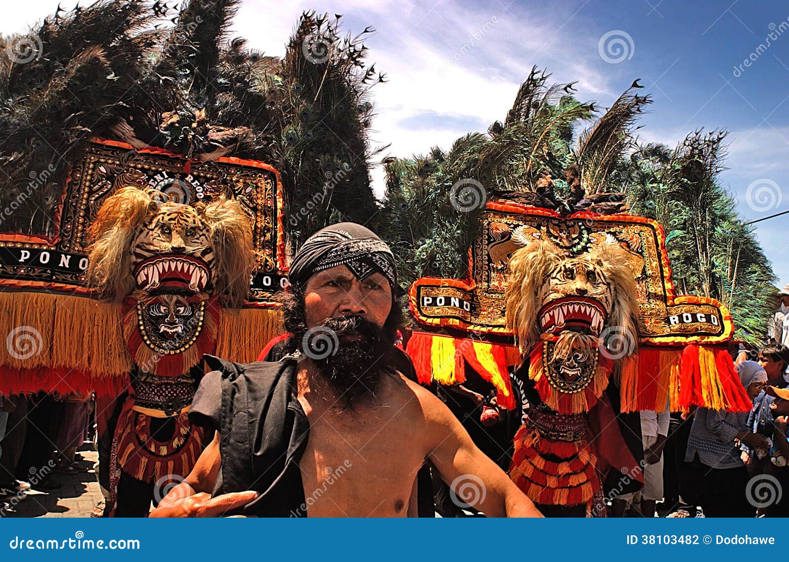 Reog ponorogo editorial photography. Image of java, dance - 38103482