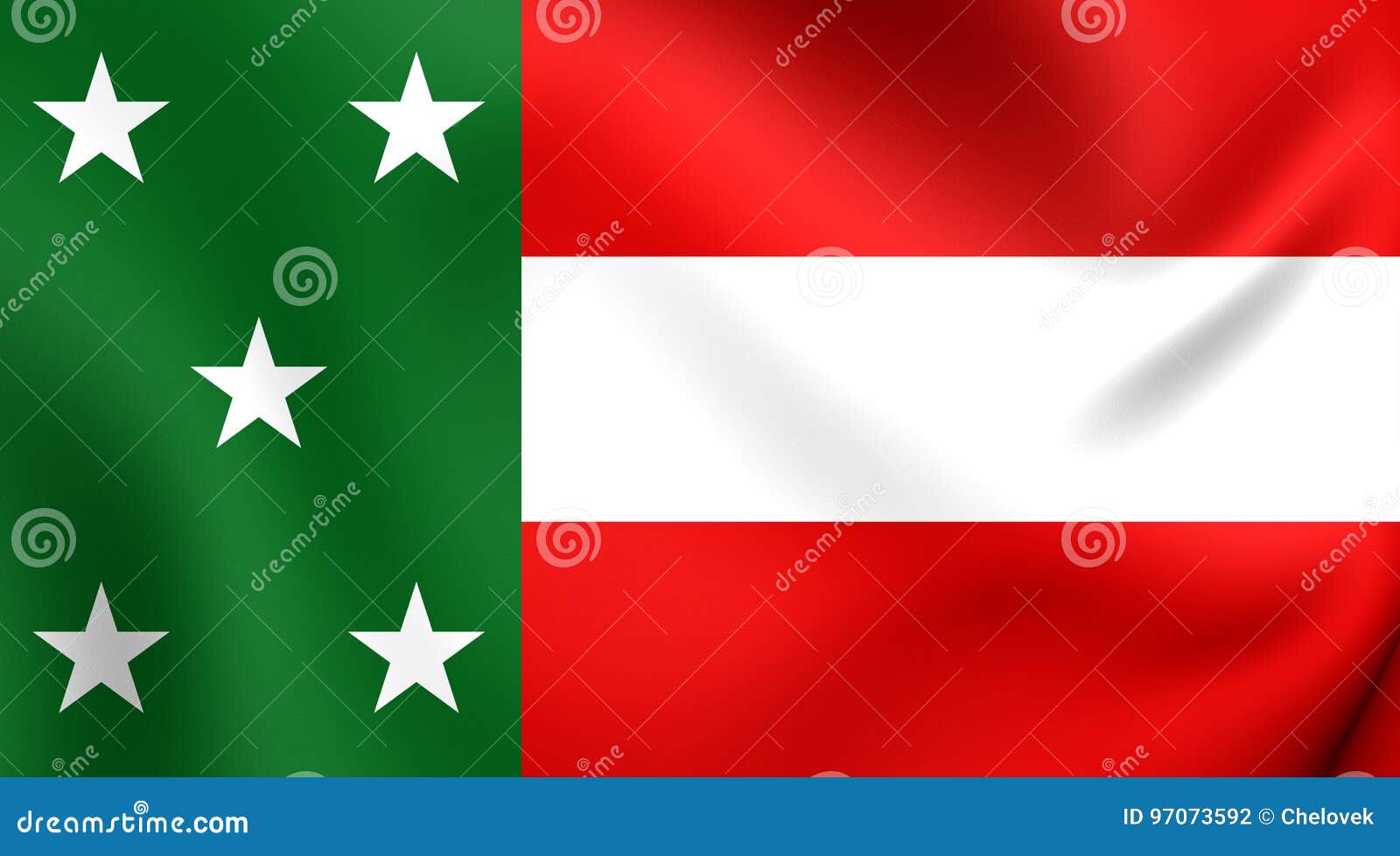 República De La Bandera 1841-1848 De Yucatán Stock de ilustración ...