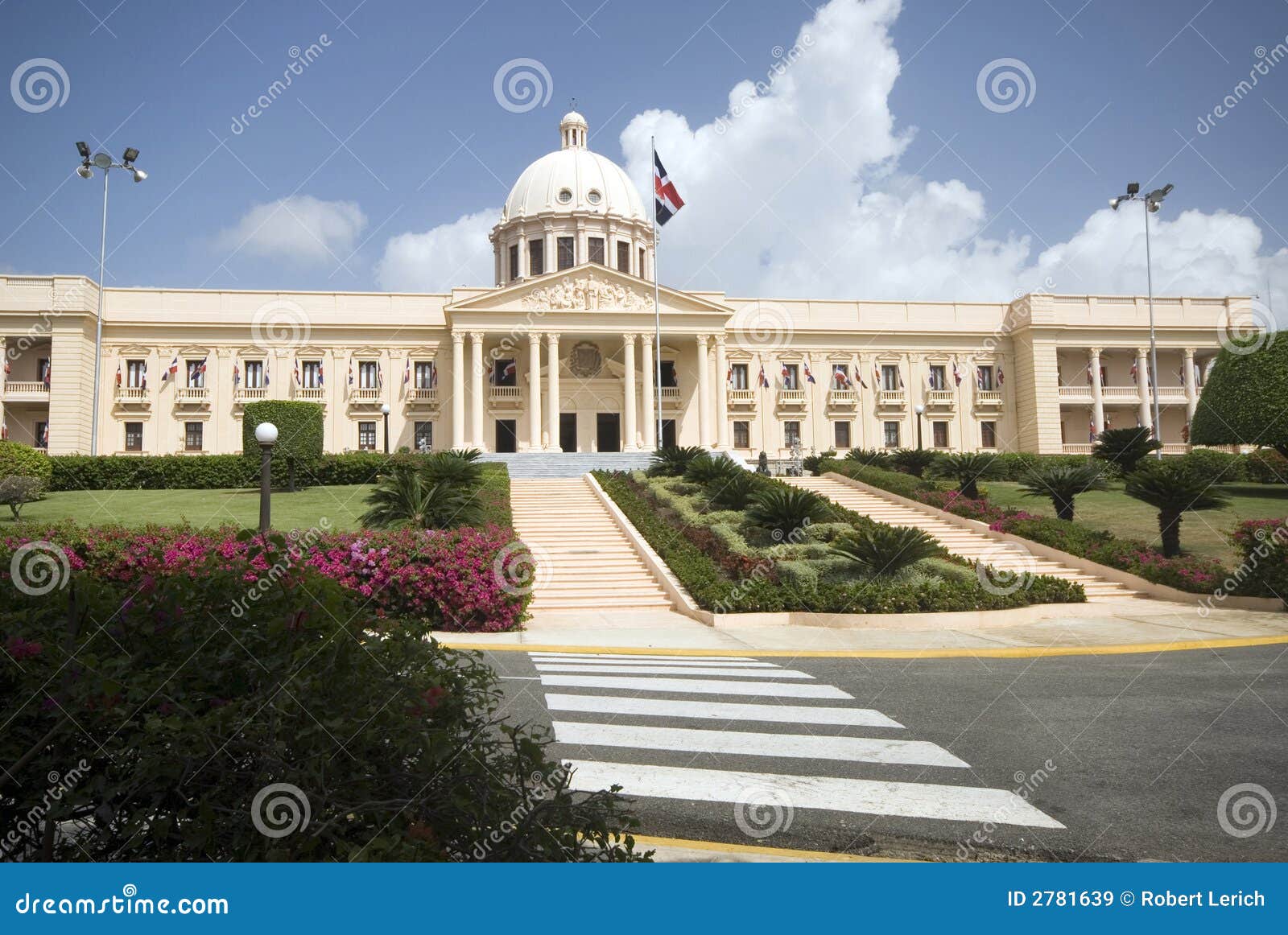 República Dominicana Del Palacio Imagen de archivo - Imagen de azul ...