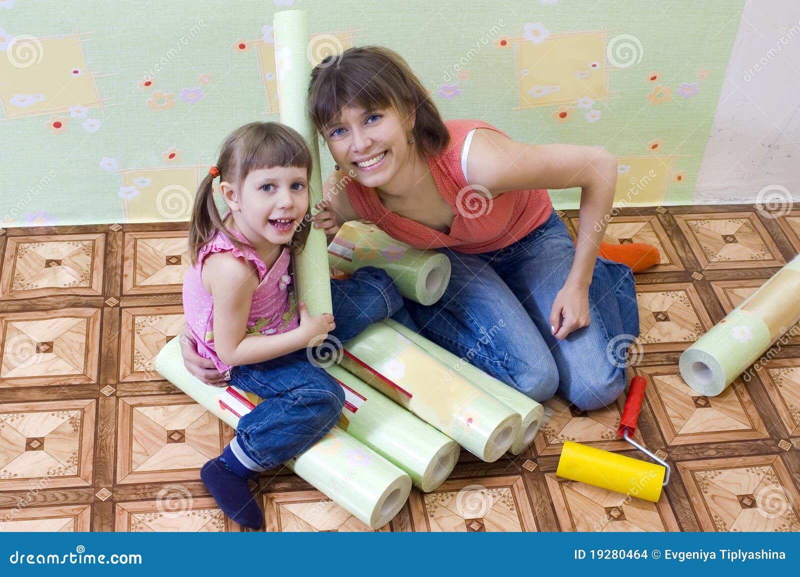 Repair stock photo. Image of ready, paper, home, girl - 19280464