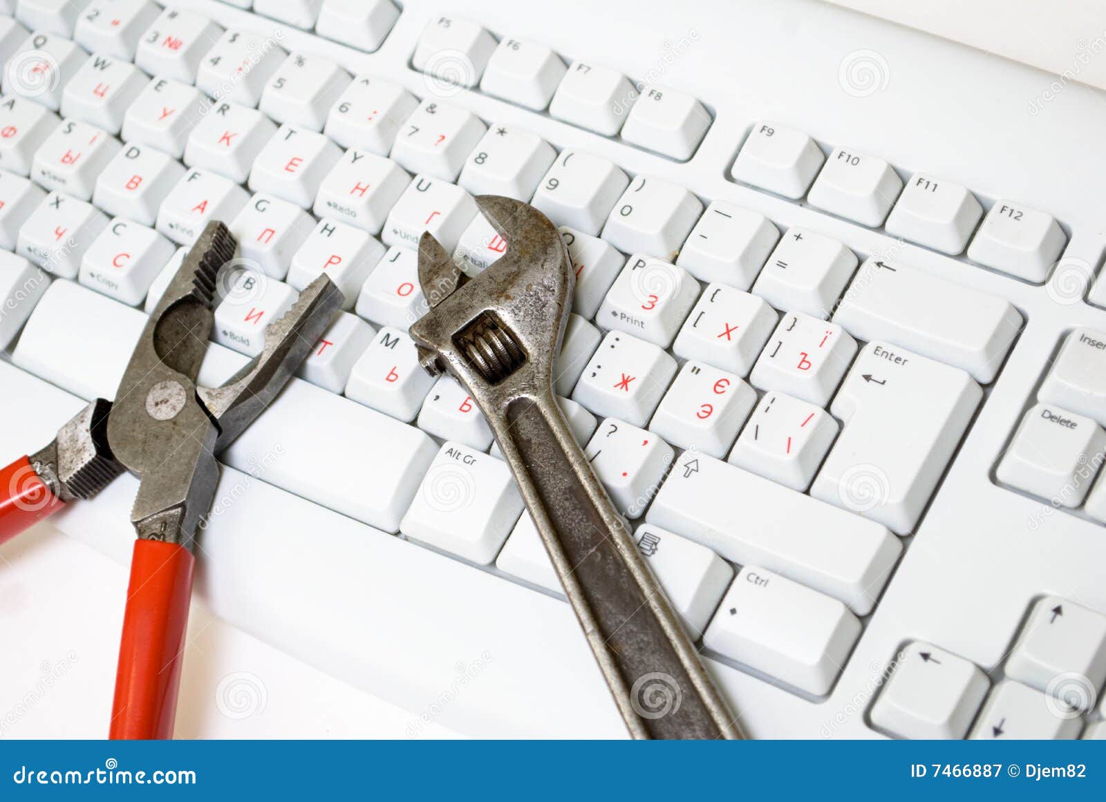 Repair stock image. Image of isolated, computer, repair - 7466887