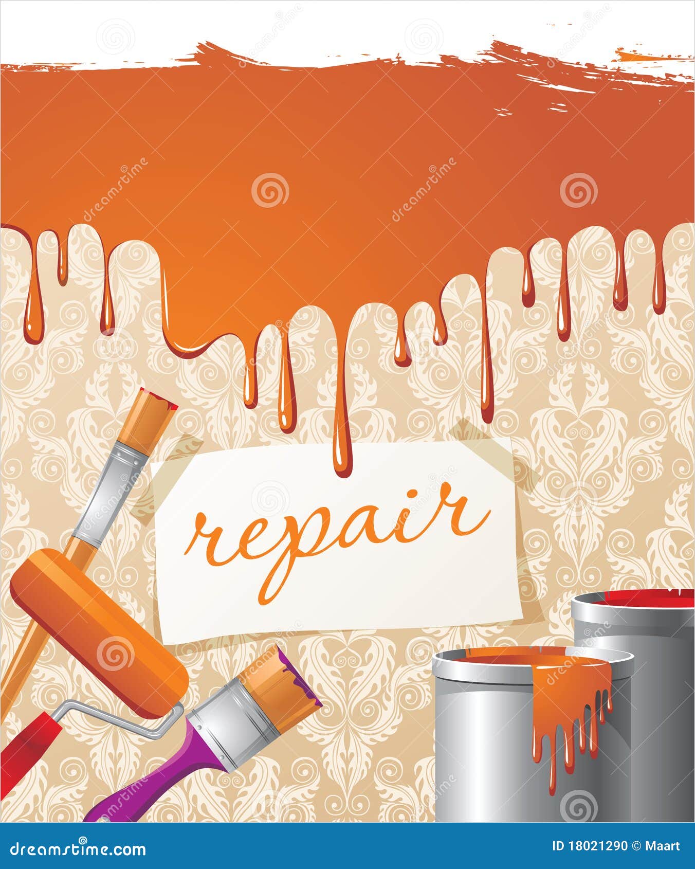 Repair backgropund stock vector. Illustration of construction - 18021290