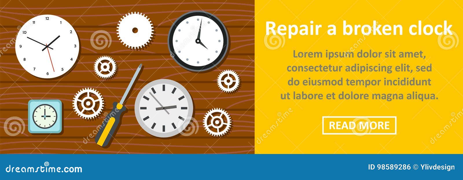 Broken Clock Royalty-Free Stock Image | CartoonDealer.com #3599818