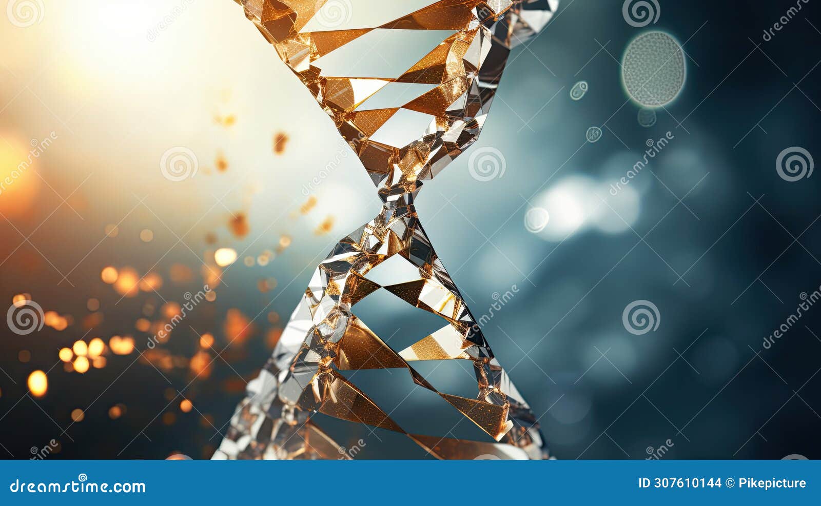 Repair broken dna stock illustration. Illustration of damage - 307610144