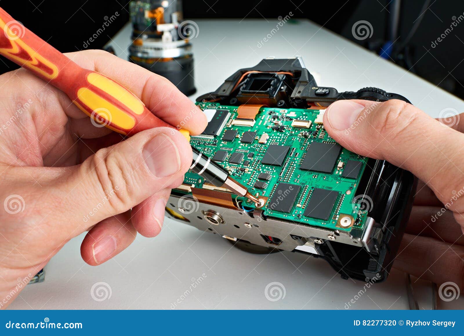 Camera At The Service Royalty-Free Stock Image | CartoonDealer.com ...