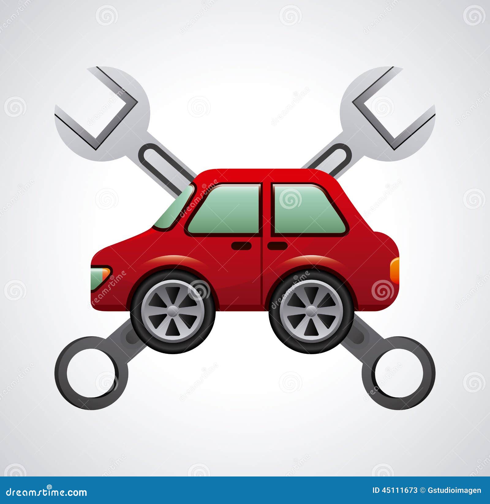 Repair car design stock vector. Illustration of vehicle - 45111673